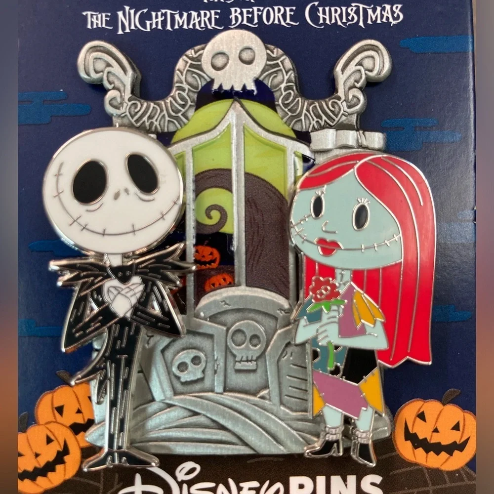 Disney | Accessories | Disney Build A Pin Set Nightmare Before ...